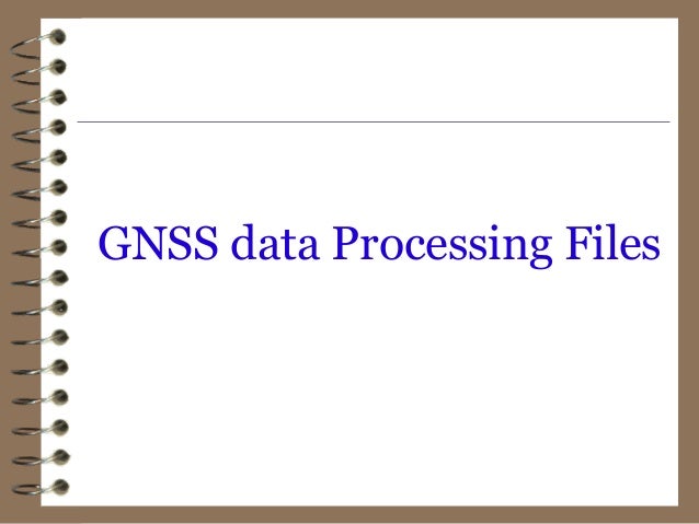 Gnss data-processing