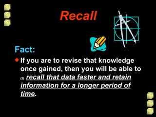 08.improve your memory and recall | PPT