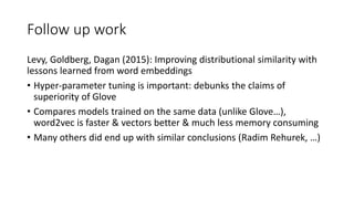 Tomáš Mikolov - Distributed Representations for NLP | PPTX