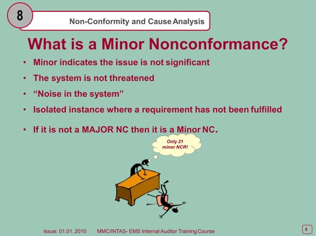 Non-conformity, RCA & reporting an audit | PPTX