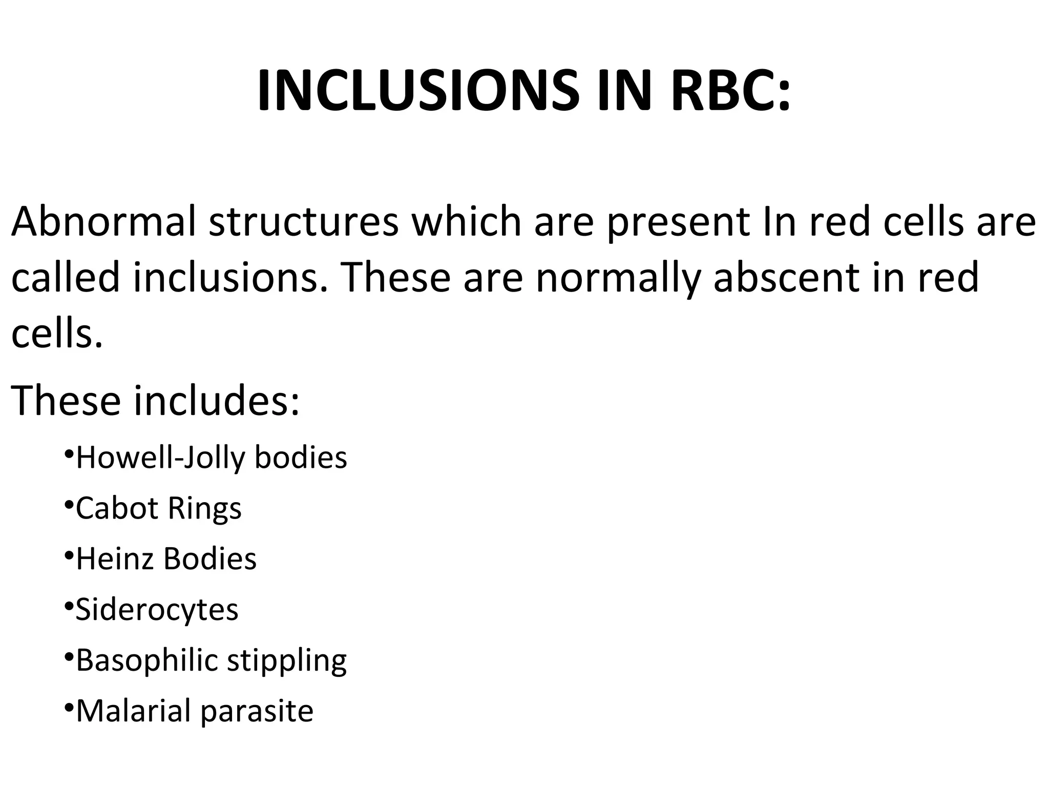 morphology of red blood cells | PPT