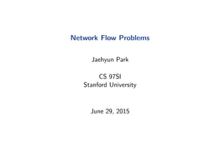 08-network-flow-problems that are usefull in Oops | PDF
