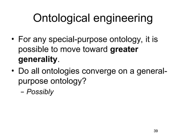 Ontological on Engineering Presentation1 | PPT