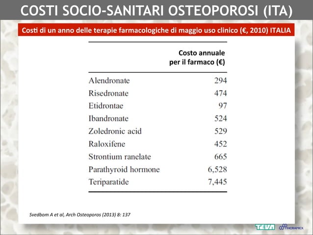Osteoporosi: costi pesanti per l'osso fragile | PDF | Bone and Joint ...
