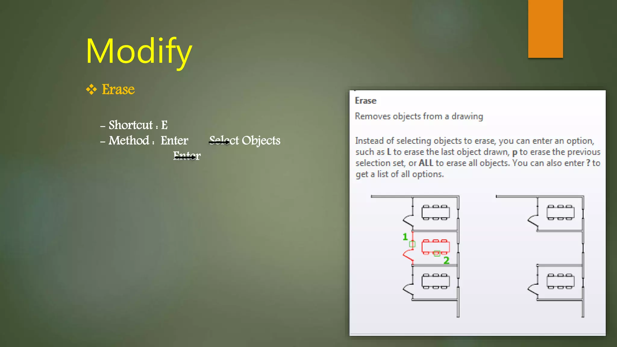 Intro to AutoCAD 2016 2D | 08 - panels (modify) | PPTX