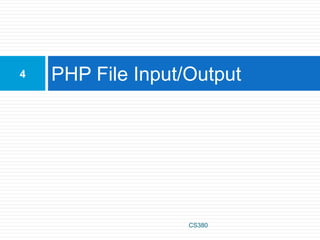 08 php-files | PPT