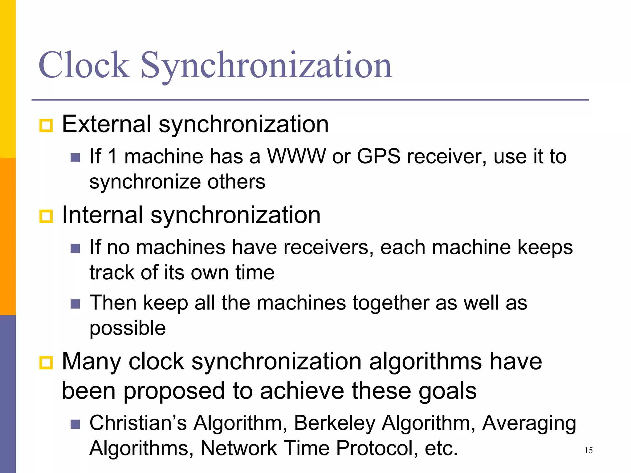 Physical and Logical Clocks | PPTX