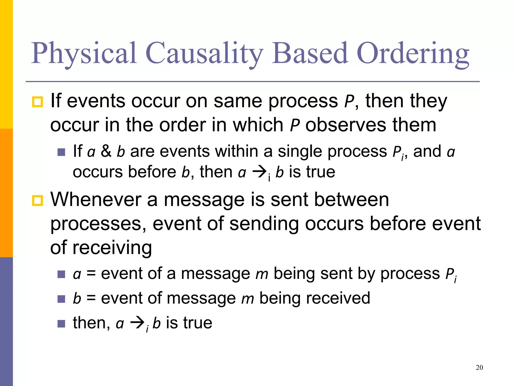 Physical and Logical Clocks | PPTX