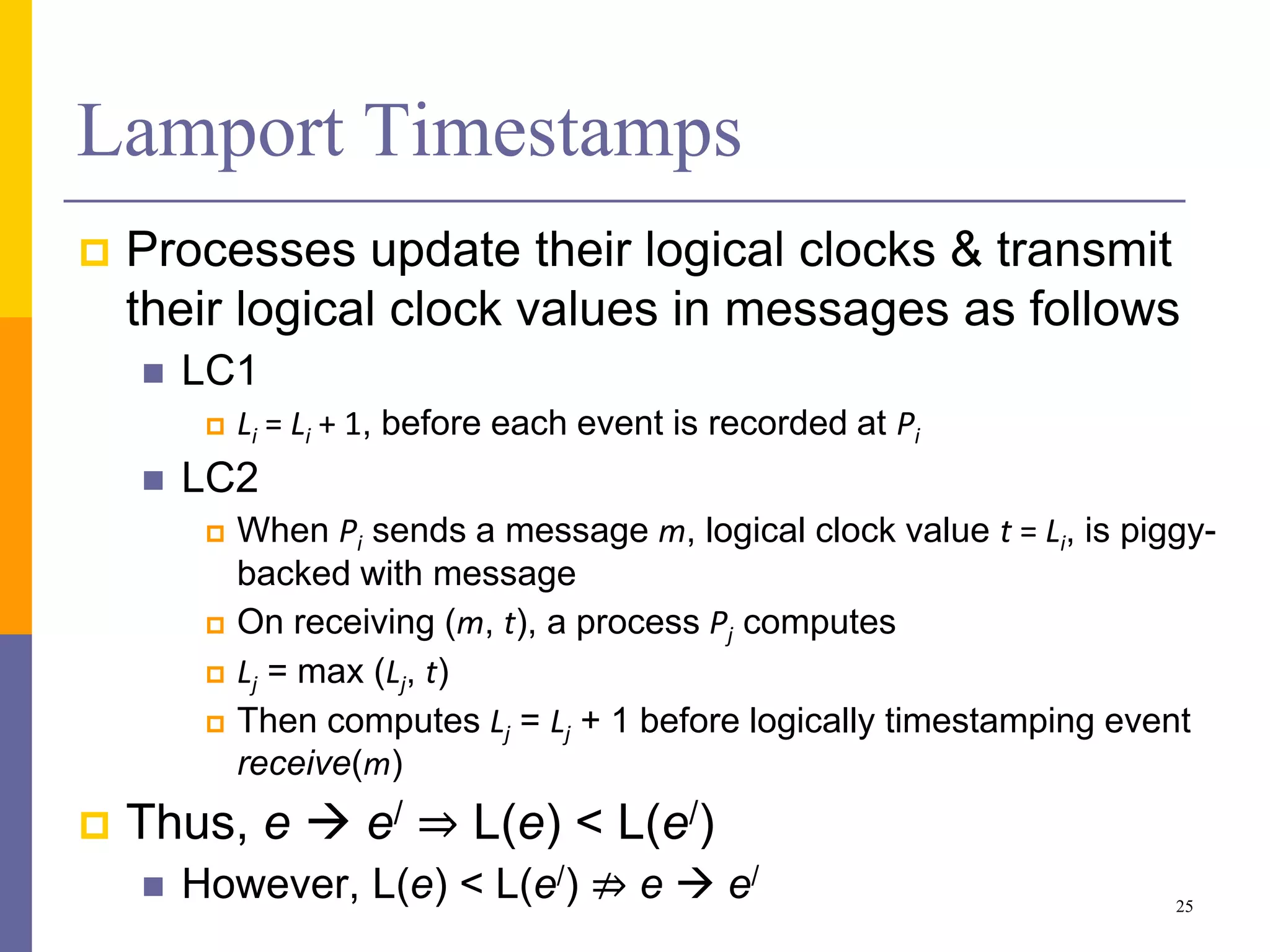 Physical And Logical Clocks Ppt