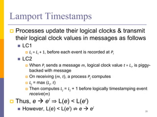 Physical and Logical Clocks | PPTX