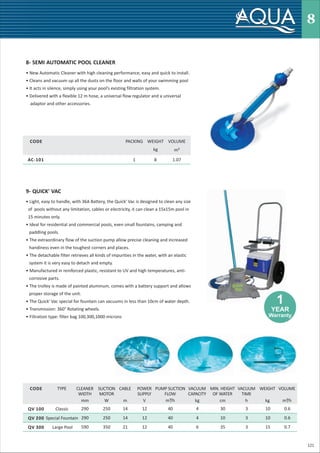 pool cleaning products | PDF