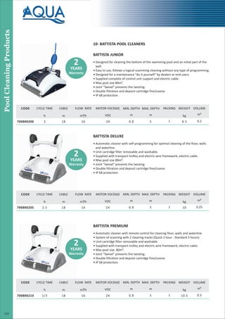 pool cleaning products | PDF
