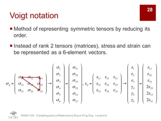 UCSD NANO106 - 08 - Principal Directions and Representation Quadrics | PDF