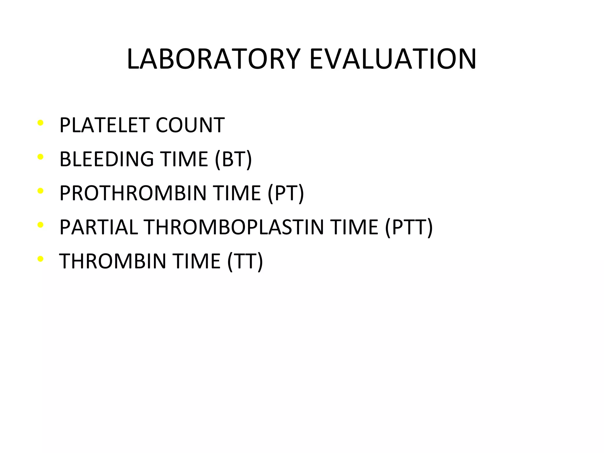 prothrombin time | PPT