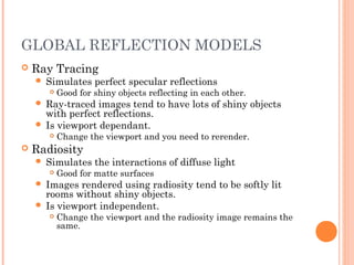 GRPHICS08 - Raytracing and Radiosity | PPT