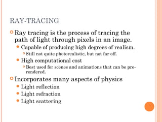 GRPHICS08 - Raytracing and Radiosity | PPT