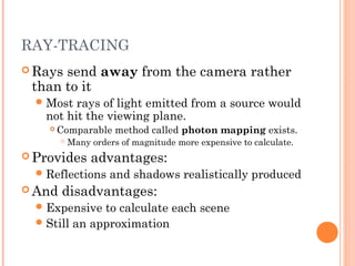 GRPHICS08 - Raytracing and Radiosity | PPT