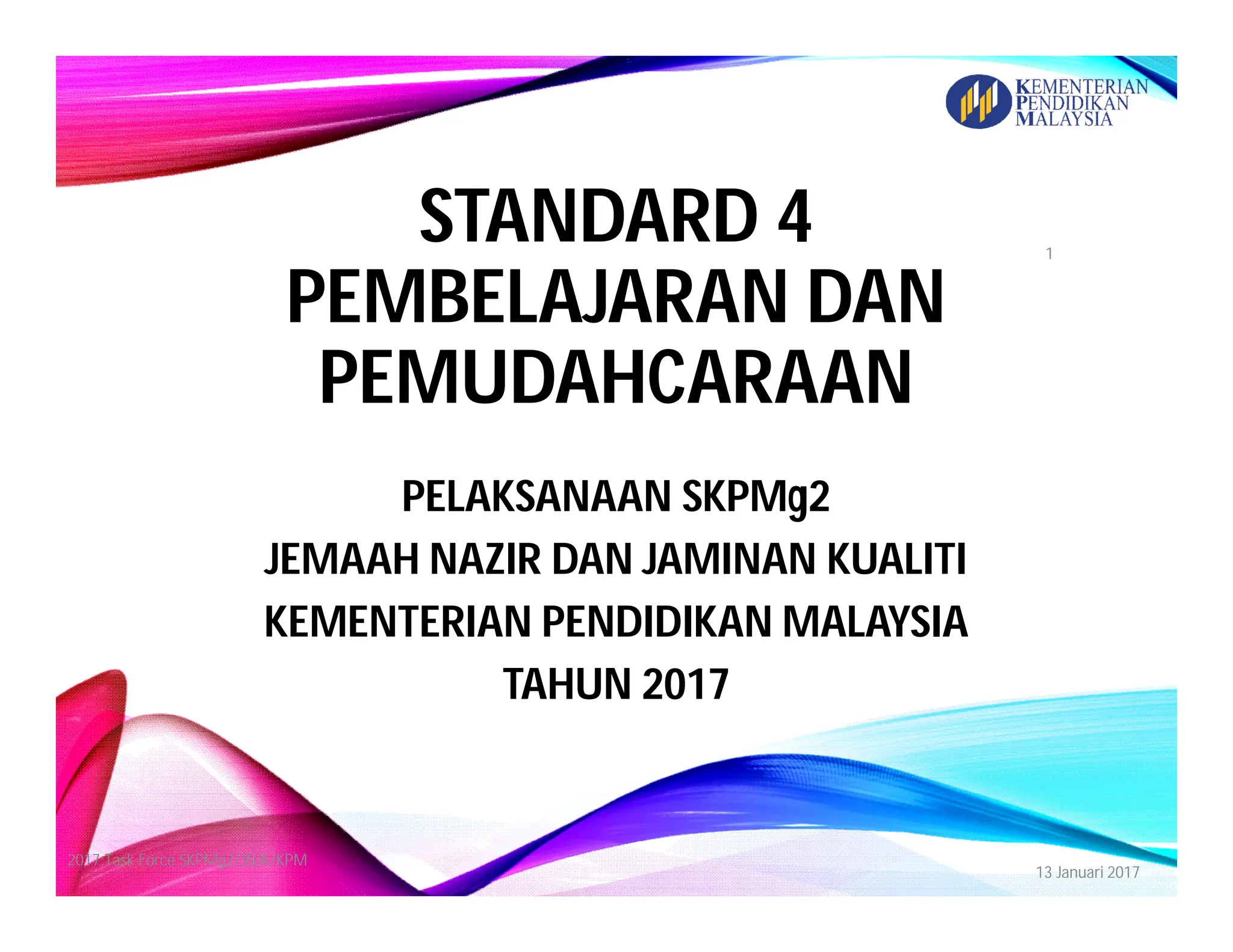 Standard 4 Pembelajaran dan Pemudahcaraan | PDF
