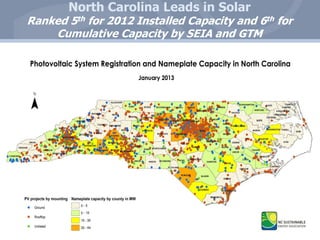 Levelized Cost of Solar Photovalics in North Carolina | PDF | Gas and ...
