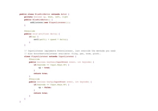 libGDX: Scene2D | PDF | Computer Animation | Computer Software and Applications
