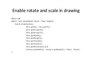 libGDX: Scene2D | PDF