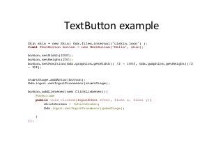 libGDX: Scene2D | PDF | Computer Animation | Computer Software and Applications
