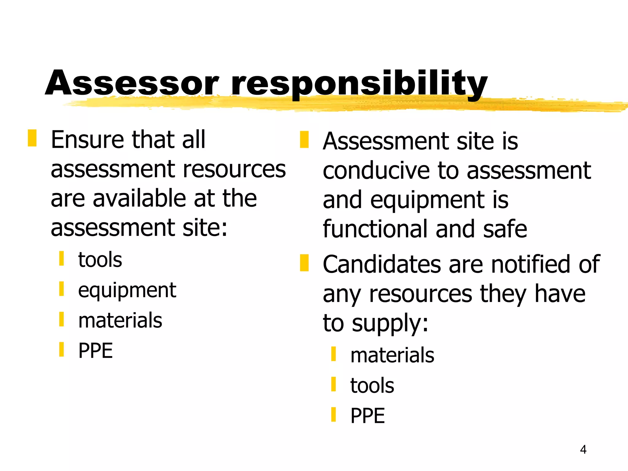 08 session 5 plan competency ass. (organizing an assessment activity) | PPT