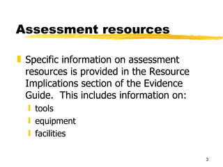 08 session 5 plan competency ass. (organizing an assessment activity) | PPT