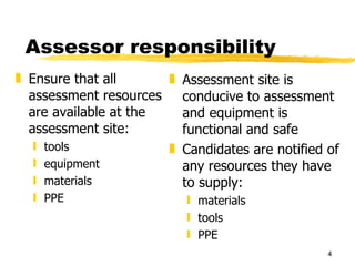 08 session 5 plan competency ass. (organizing an assessment activity) | PPT