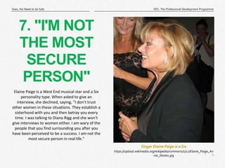 Sixes, the Need to be Safe | PPT