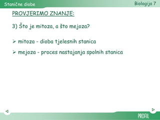 Biologija ćelije za predmetnu nastavu Biologija | PPT