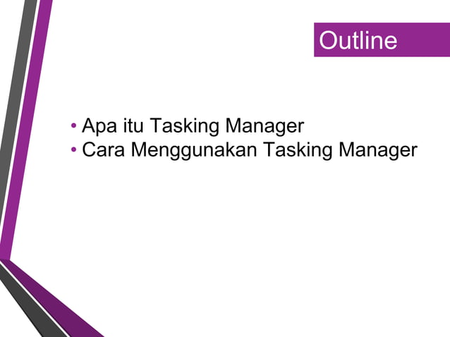 08 Tasking Manager | PPT