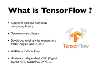 Towards Machine Learning in Pharo with TensorFlow | PPT