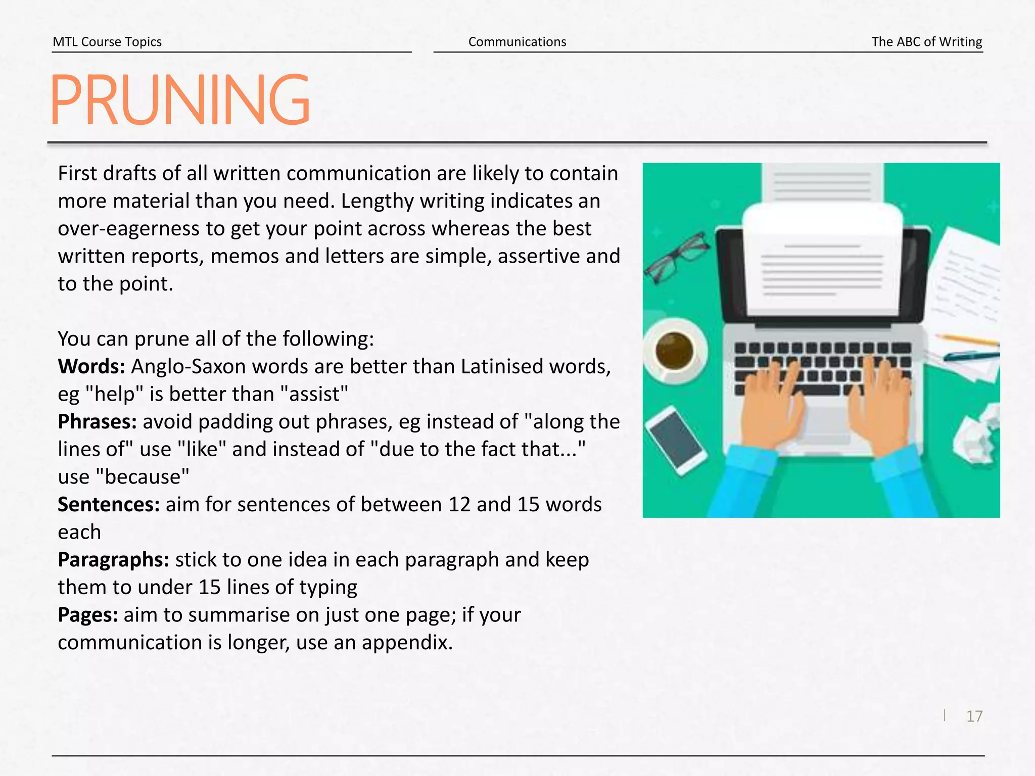 The ABC of Writing | PPT