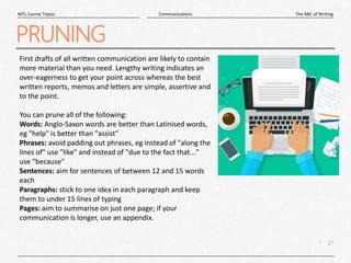 The ABC of Writing | PPT