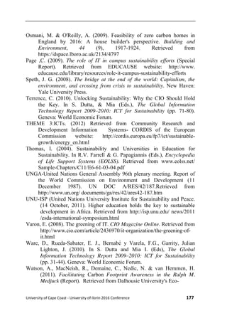 The use of ict in reducing carbon footprint in ghanaian universities ...