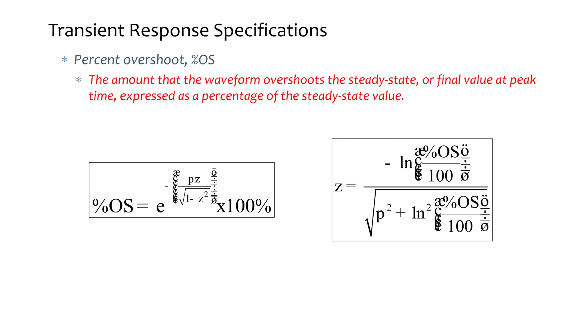 Time-Response Lecture | PPTX
