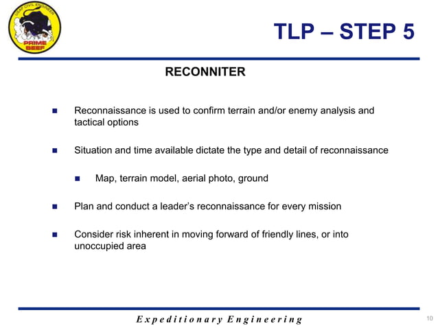 08 -- TLP and Convoy Planning (SFC2).ppt | War and Conflicts