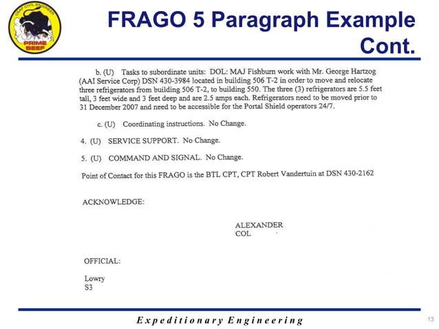 08 -- TLP and Convoy Planning (SFC2).ppt | War and Conflicts