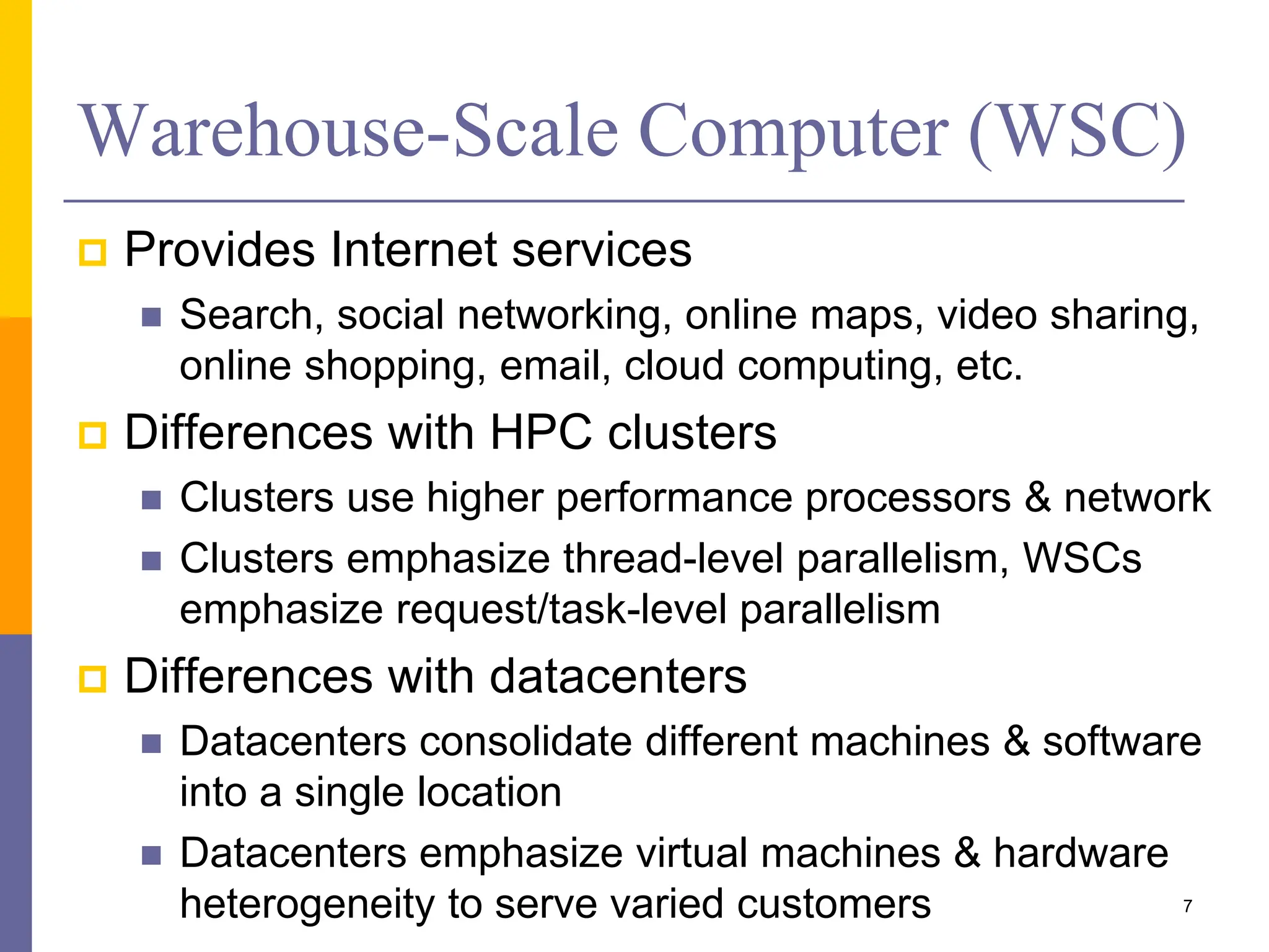 Introduction to Warehouse-Scale Computers | PPTX | Cloud Computing | Internet
