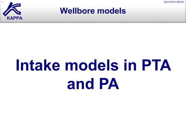 08 -Well modeling and Performance Analysis .ppt