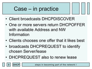 080 DHCP | PPT | Computer Networking | Computing