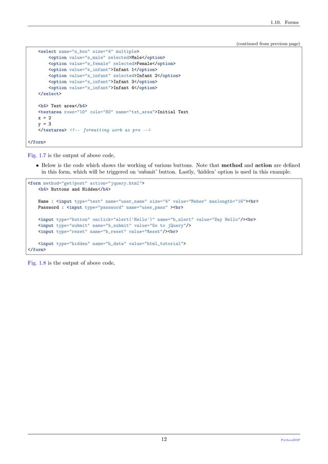 html-css-bootstrap-javascript-and-jquery | PDF