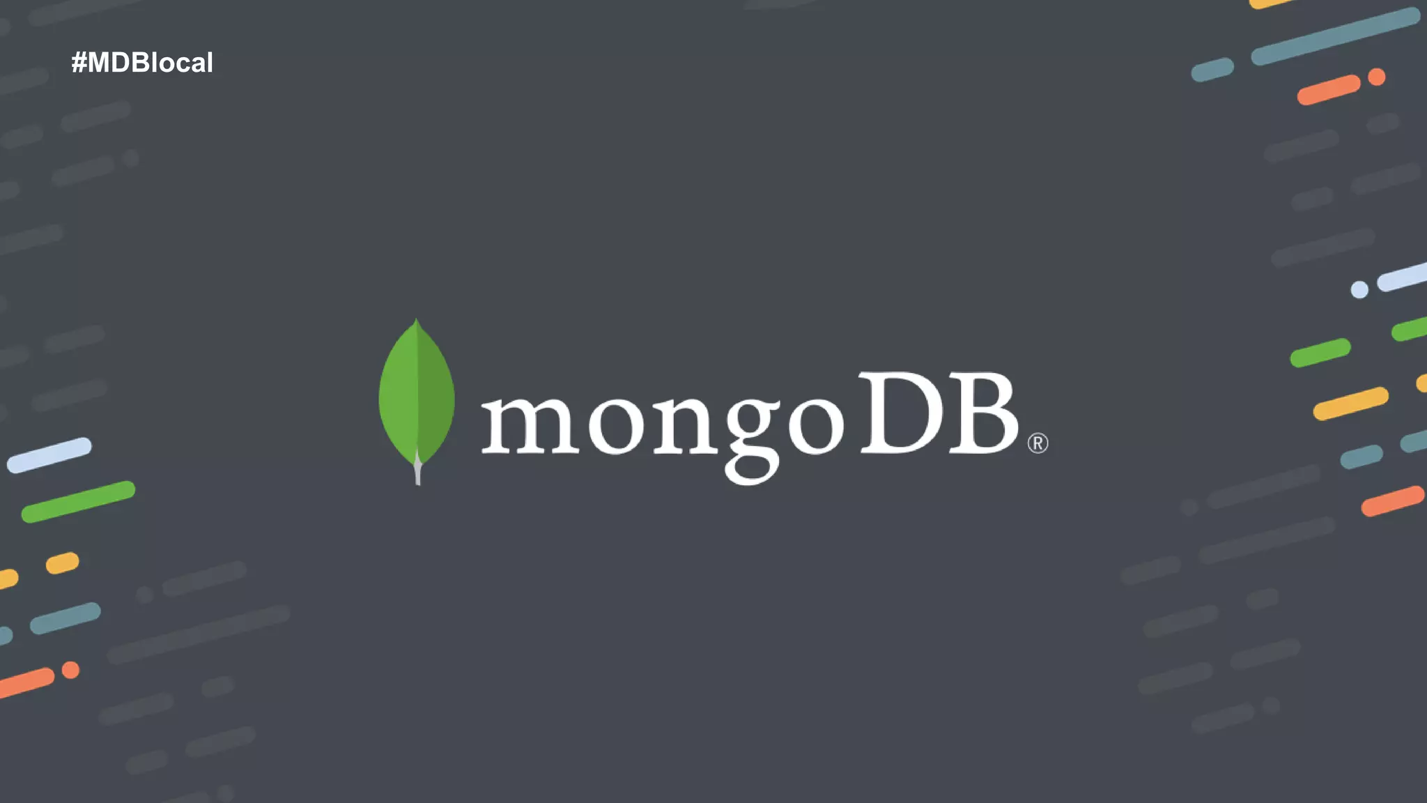 [MongoDB.local Bengaluru 2018] Jumpstart: Introduction to Schema Design | PPTX