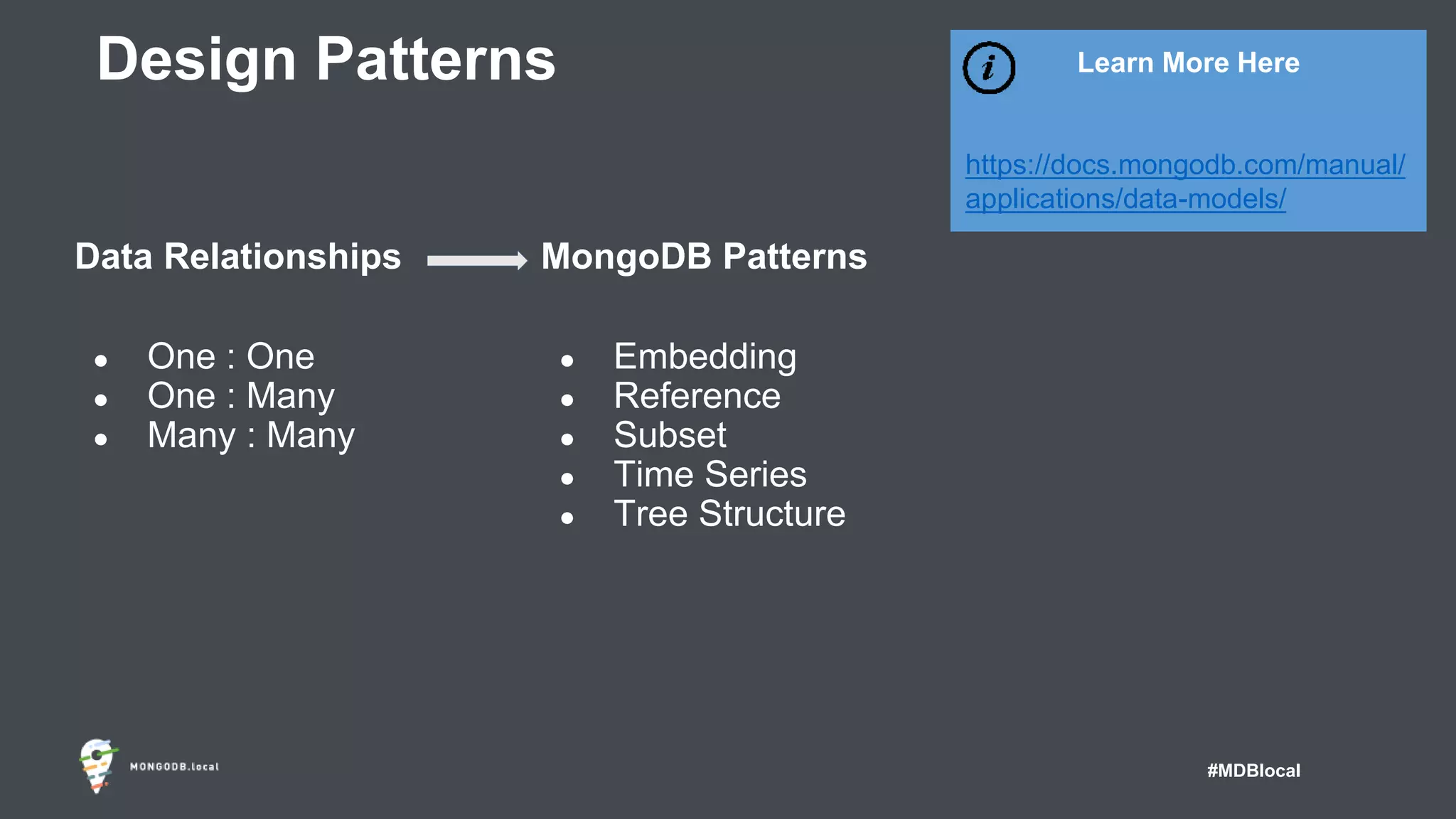 [MongoDB.local Bengaluru 2018] Jumpstart: Introduction to Schema Design | PPTX