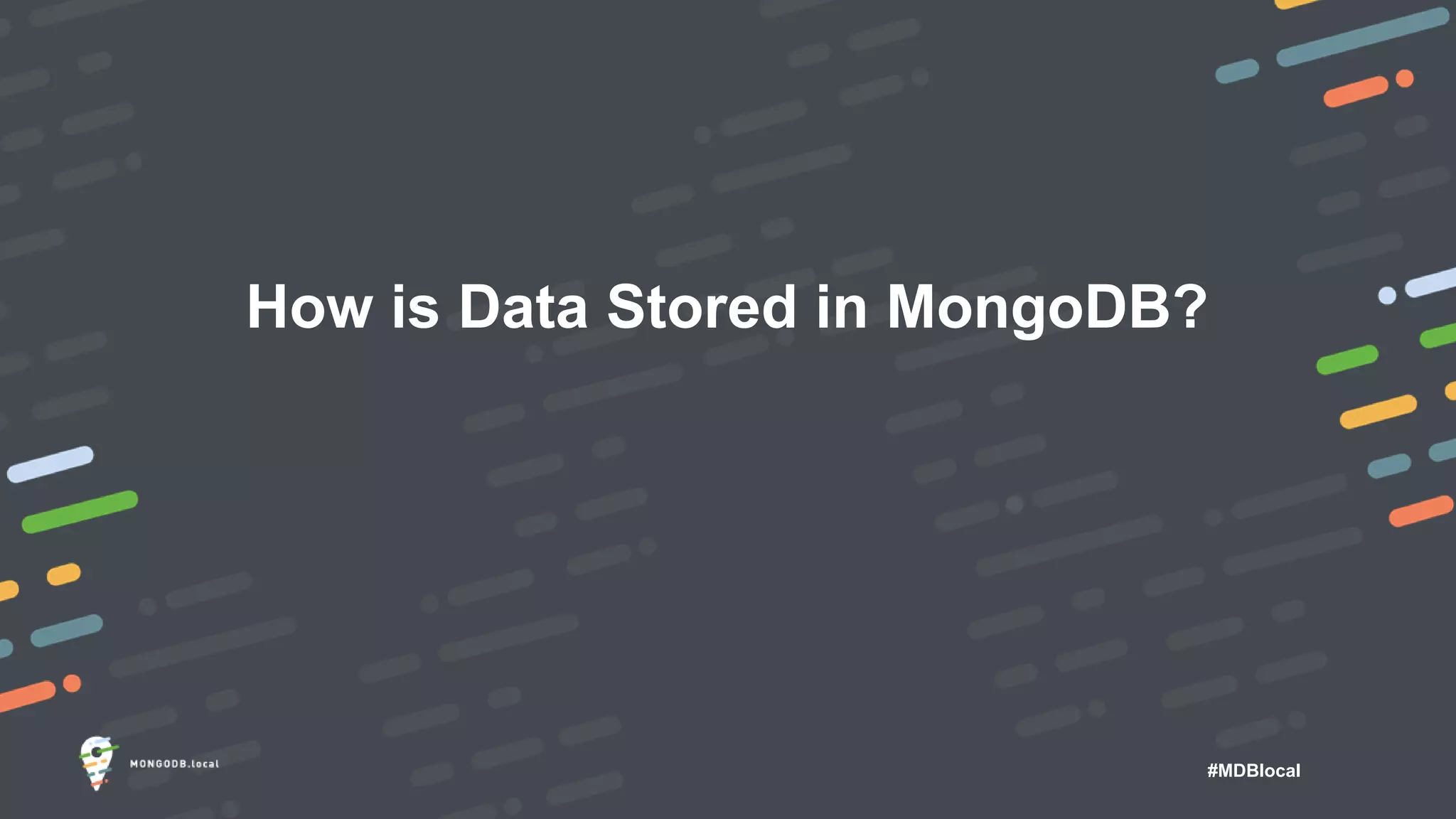 [MongoDB.local Bengaluru 2018] Jumpstart: Introduction to Schema Design | PPTX