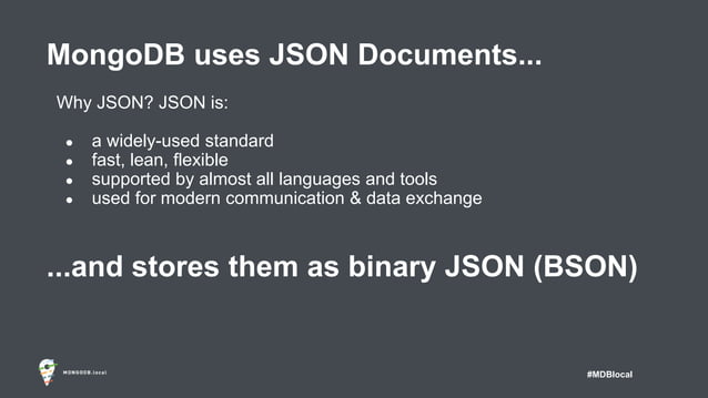 [MongoDB.local Bengaluru 2018] Jumpstart: Introduction to Schema Design | PPTX