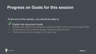 [MongoDB.local Bengaluru 2018] Jumpstart: Introduction to Schema Design ...
