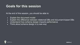 [MongoDB.local Bengaluru 2018] Jumpstart: Introduction to Schema Design ...