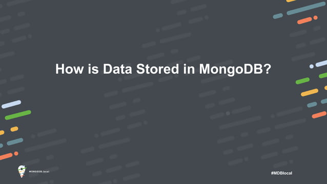 [MongoDB.local Bengaluru 2018] Jumpstart: Introduction to Schema Design | PPTX